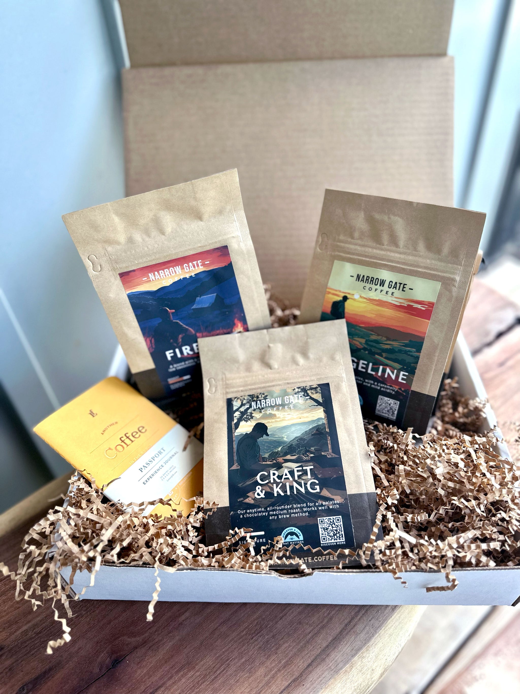 Coffee Sampler Gift Box – Narrow Gate Coffee